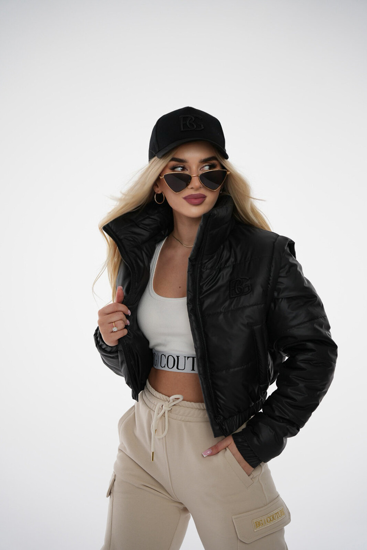 KURTKA BG BOO | CZARNY - Escoli