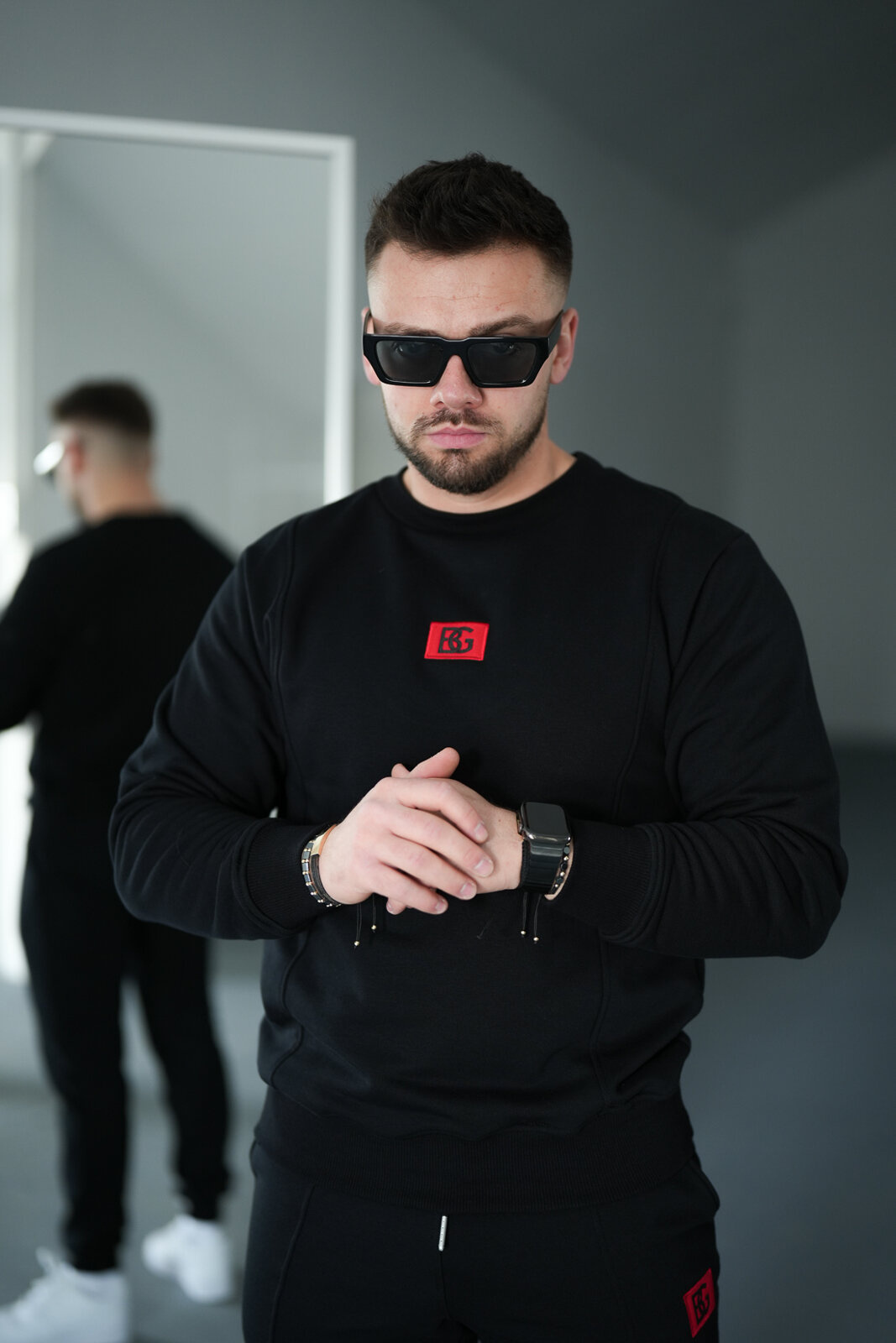 BLUZA BG ASAP | CZARNY - Escoli