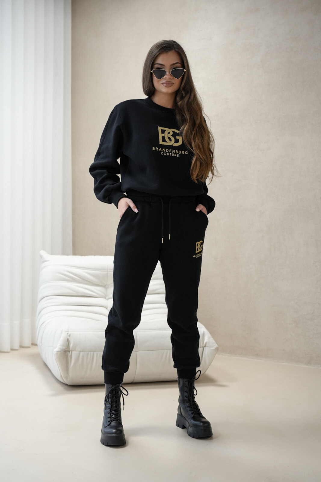 DRES DAMSKI BG CINAMOON | CZARNY - Escoli