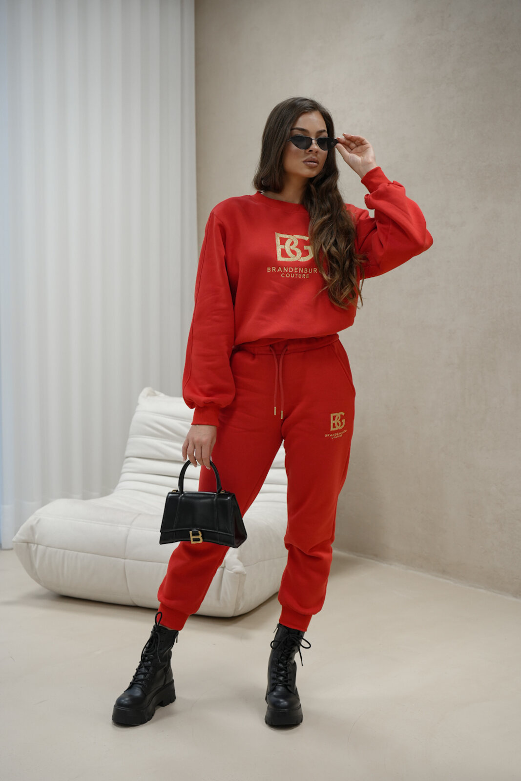 DRES DAMSKI BG CINAMOON | CZERWONY - Escoli