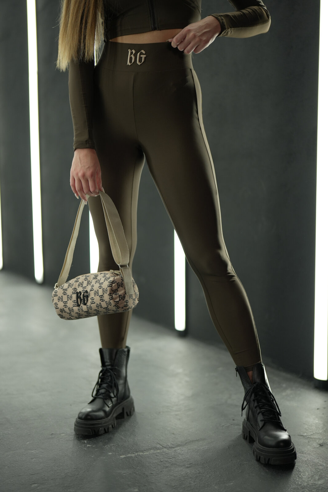 KOMPLET DAMSKI BG LALA | CZEKOLADOWY - Escoli