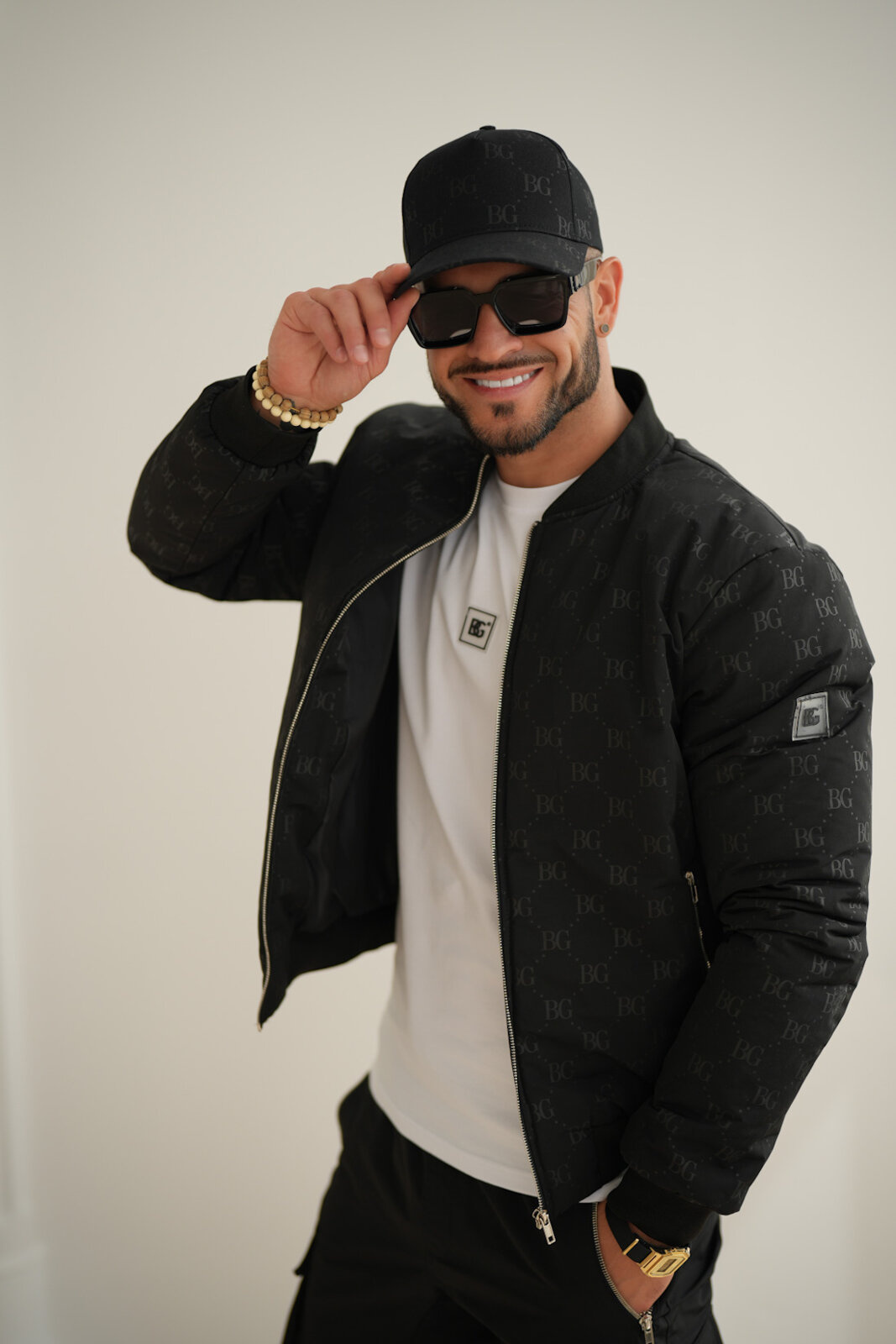 KURTKA MĘSKA BG LOCO | CZARNY - Escoli