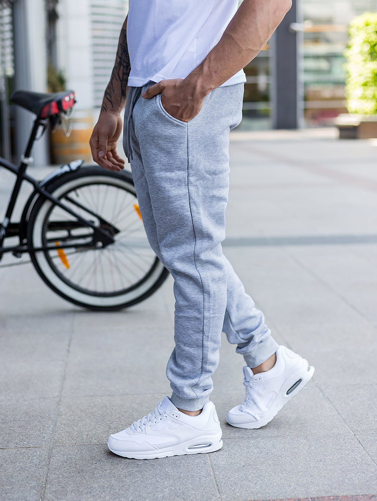 Spodnie dresowe męskie bez ściągaczy, wyprzedaż – cena, butik Escoli